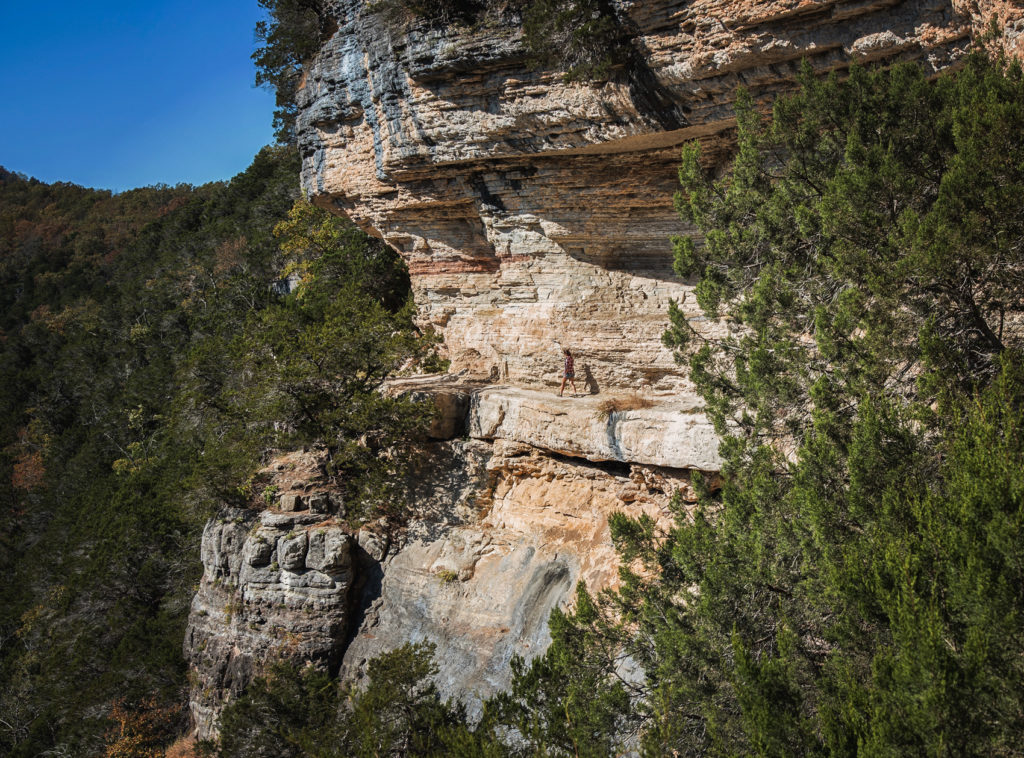 Hiking in the Ozarks - Goat Trail to Big Bluff