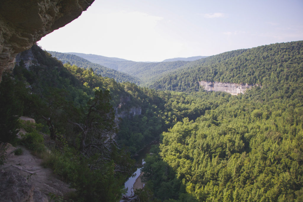 Hiking in the Ozarks - Goat Trail to Big Bluff